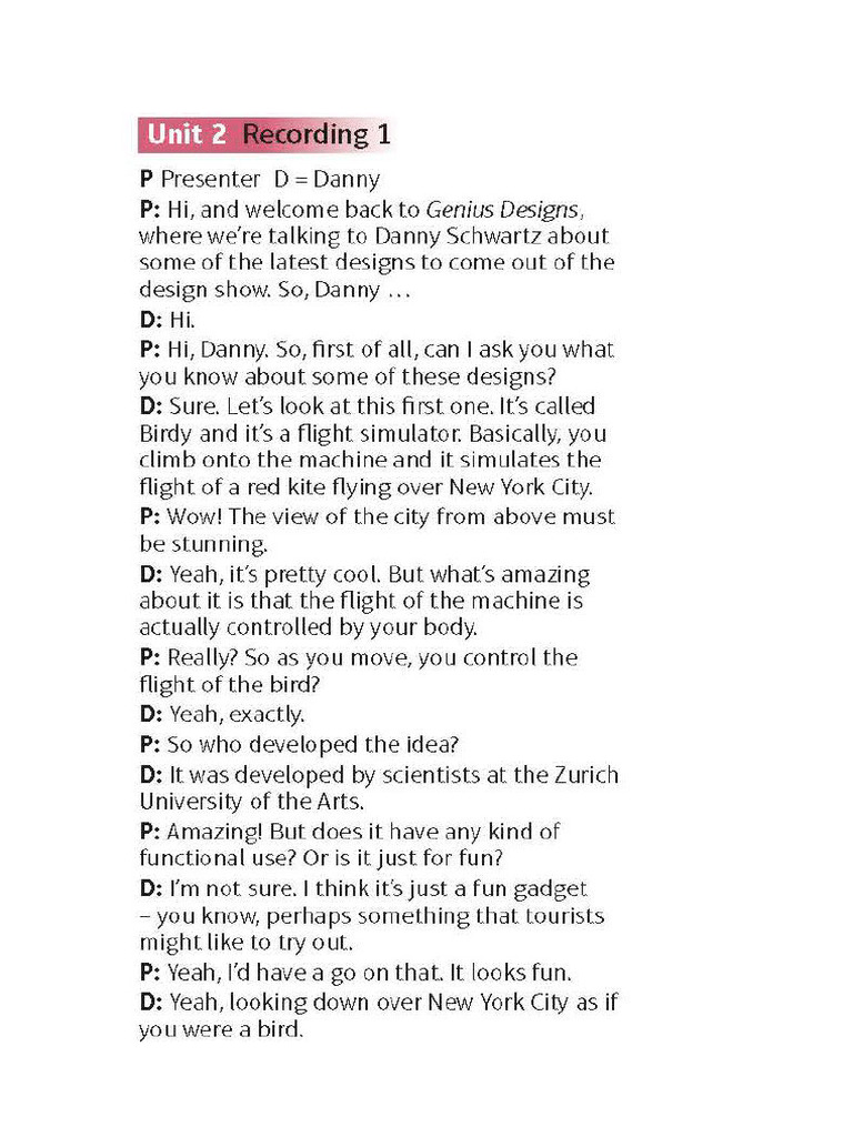1A A Product Decription Writing Speak Out 3+ SB P 22 Script p20 | PDF