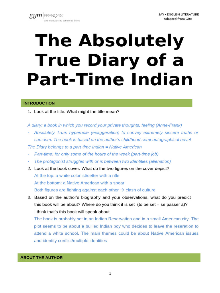 "Native American Identity in Literature" | PDF | Native Americans In ...