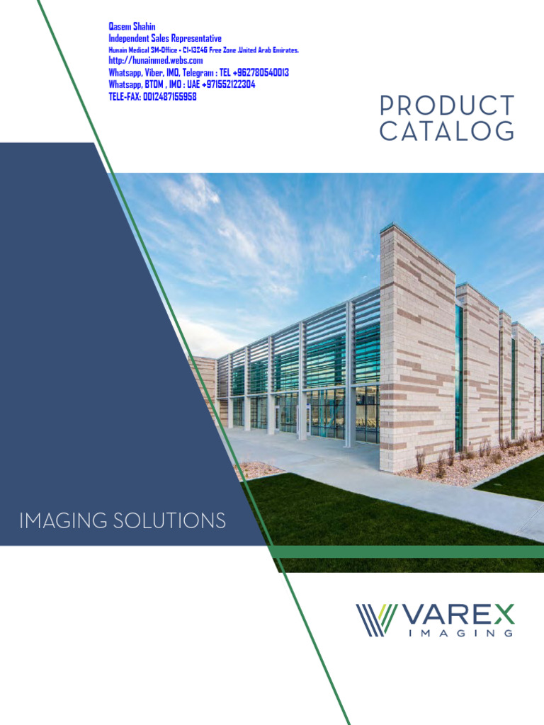 Hunain Medical Rep - of Varex Imaging - Varex Imaging Products Catalog ...