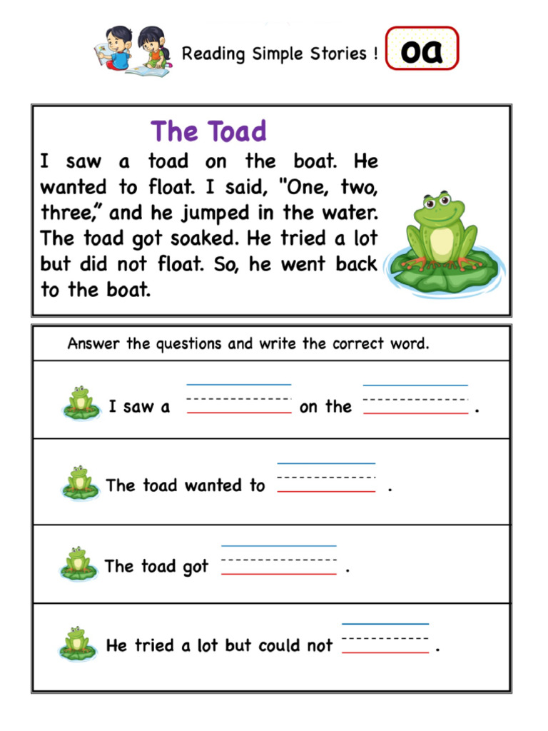 Oa-, - Ow, - Oi-, - Oy Reading Passage | PDF