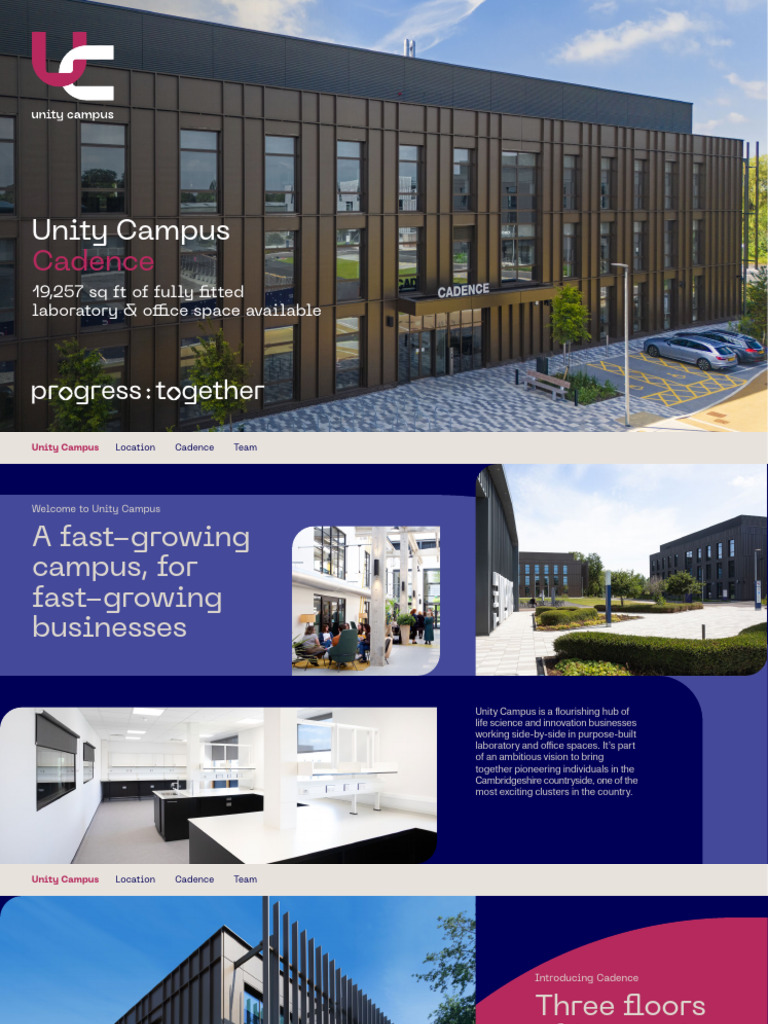 HOW2006_Unity_Campus_Cadence-brochure_v10-1 | PDF | Cambridge
