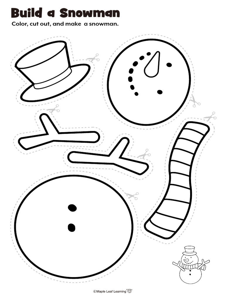 Build A Snowman Craft | PDF