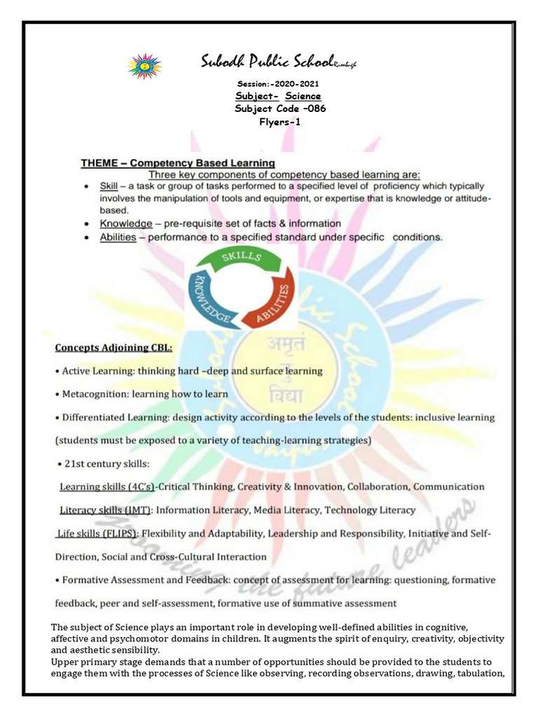 Class IX Science Syllabus Overview | PDF | Chemical Substances ...