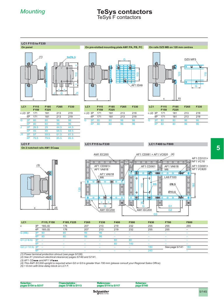 Schneider Contactor Catalogue - 146 | PDF