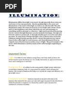 2780 Illumination Notes Module1 | PDF | Lighting | Electromagnetic ...