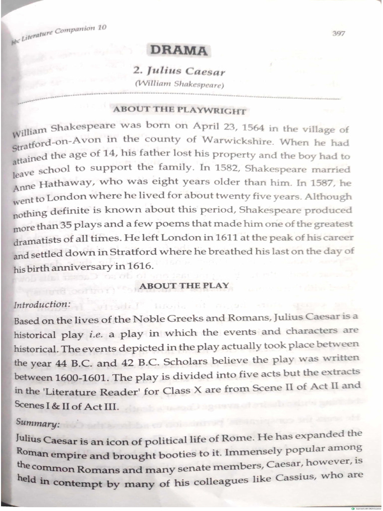 Julius Caesar (1) | PDF