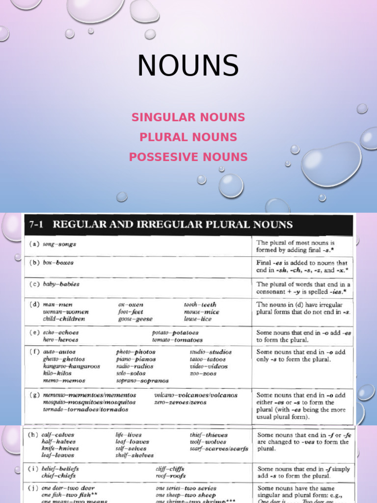 Understanding Nouns: Types Explained | PDF