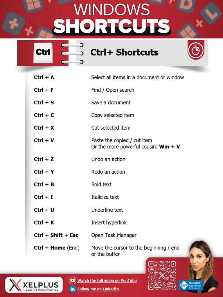 Essential_Shortcuts_for_Windows_1705504730 | PDF | Graphical User ...