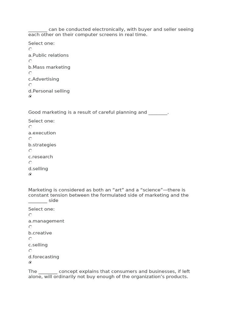 Assessment 1 Marketing M | PDF | Marketing | Sales