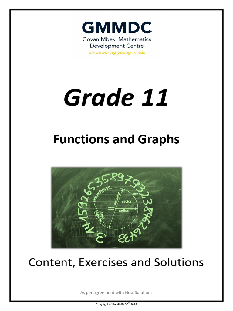 11 06 Functions And Graphs Pdf Asymptote Cartesian Coordinate System