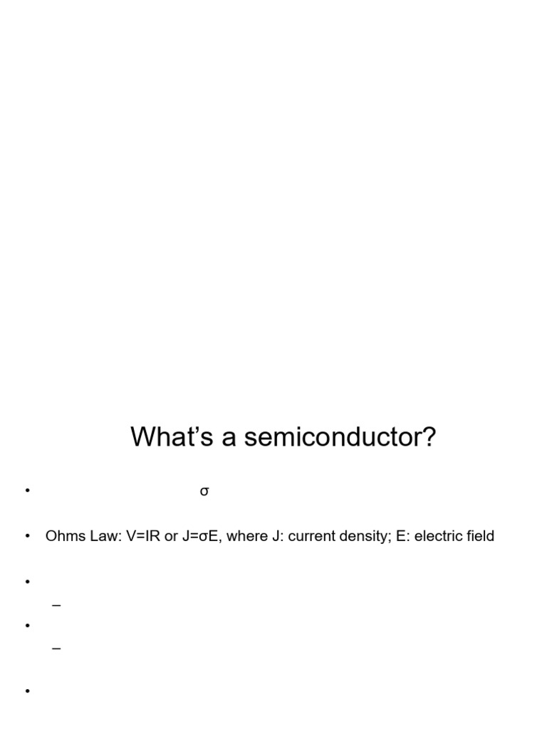 Lecture 1 Semiconductor Phys | PDF | Semiconductors | Doping (Semiconductor)