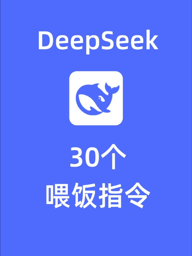 DeepSeek-30个喂饭指令 | PDF