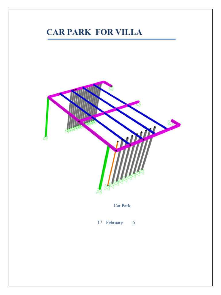 Revised Car Park Report_2025!02!17 | PDF | Beam (Structure) | Civil ...
