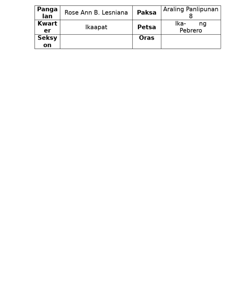 Lesson Plan New Format | PDF