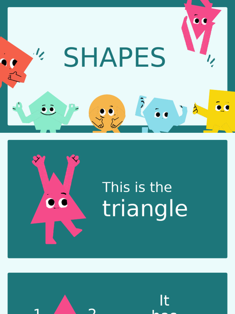 Meet The 2D Shapes Educational Presentation in Colorful Simple Style | PDF