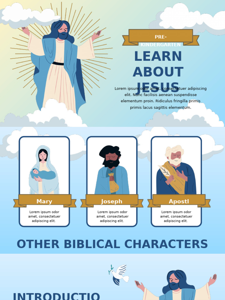Religion Subject For Pre-K Learn About Jesus | PDF