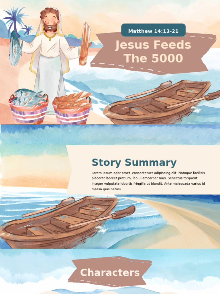 Summary of Jesus Feeds 5000 | PDF