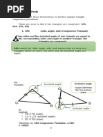 Unit 3 Lesson 2 Video Sss Sas Notes | PDF | Triangle | Elementary Geometry