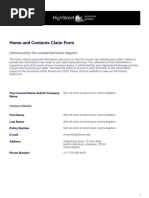 360 Commercial Claim Form | PDF | Insurance | Privacy