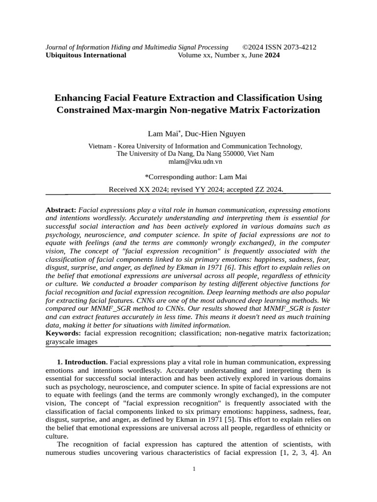 Manuscript_Enhancing Facial Feature Extraction with Constrained Max-margin Non-negative Matrix ...