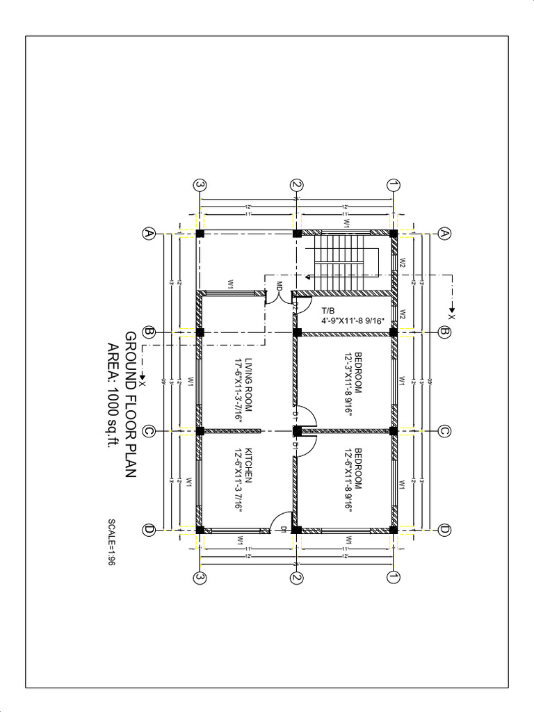 AutoCAD Building Drawing Gaurav | PDF