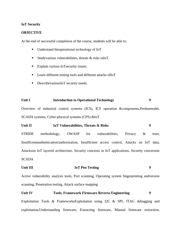 IoT Security | PDF | Internet Of Things | Computing