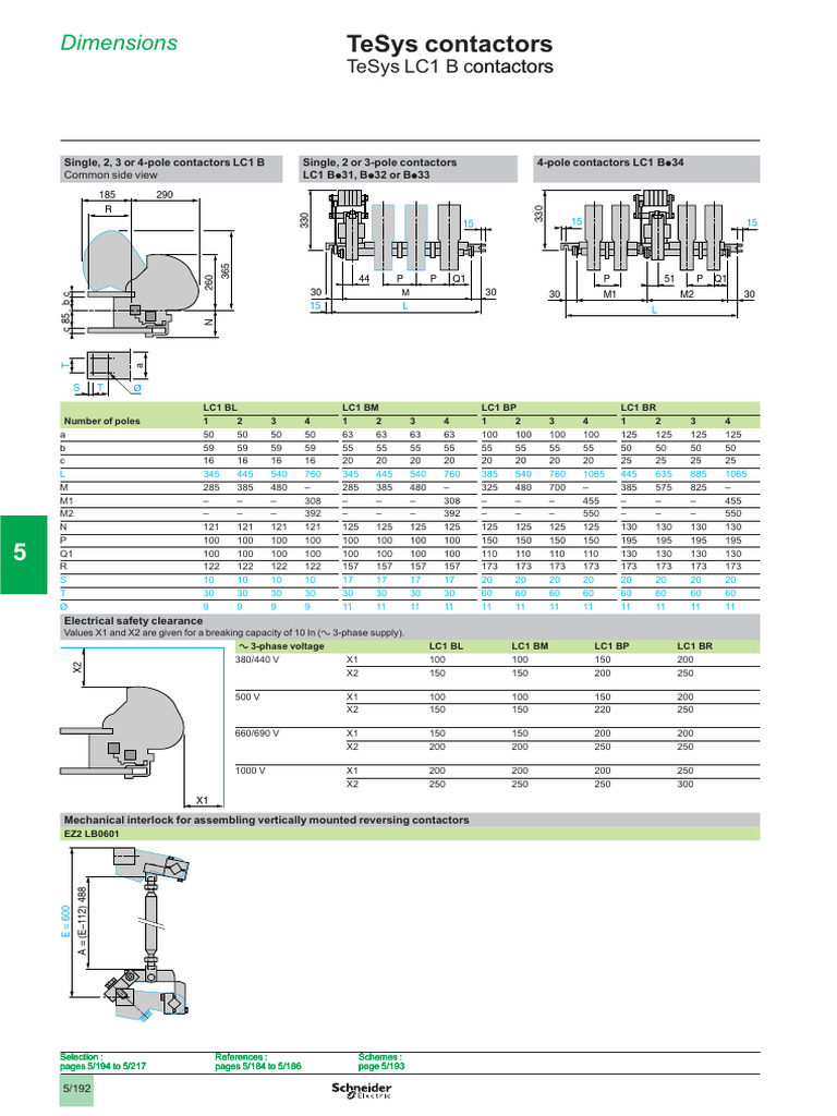 Schneider Contactor Catalogue 193 | PDF
