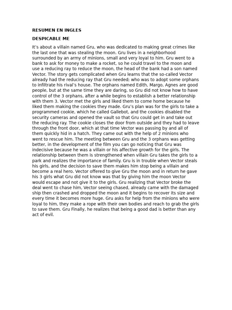 RESUMEN EN INGLES | PDF