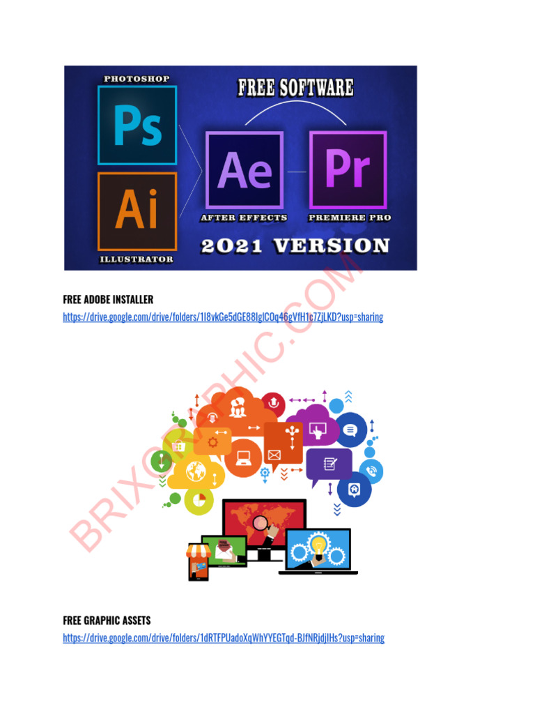 Free Adobe Installer & Graphic Assets | PDF