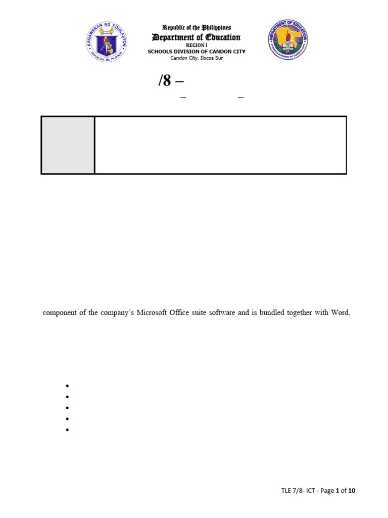 TLE 7-8 - ICT MS Office - Q3 - W7 - M7 - LDS - PowerPoint-and-Its-Parts ...