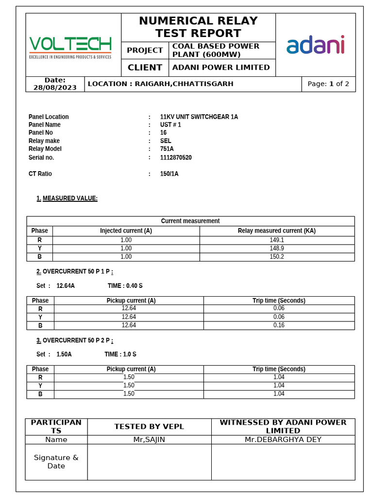 12 11KV Unit Switchgear 1a | PDF | Electricity | Electrical Engineering