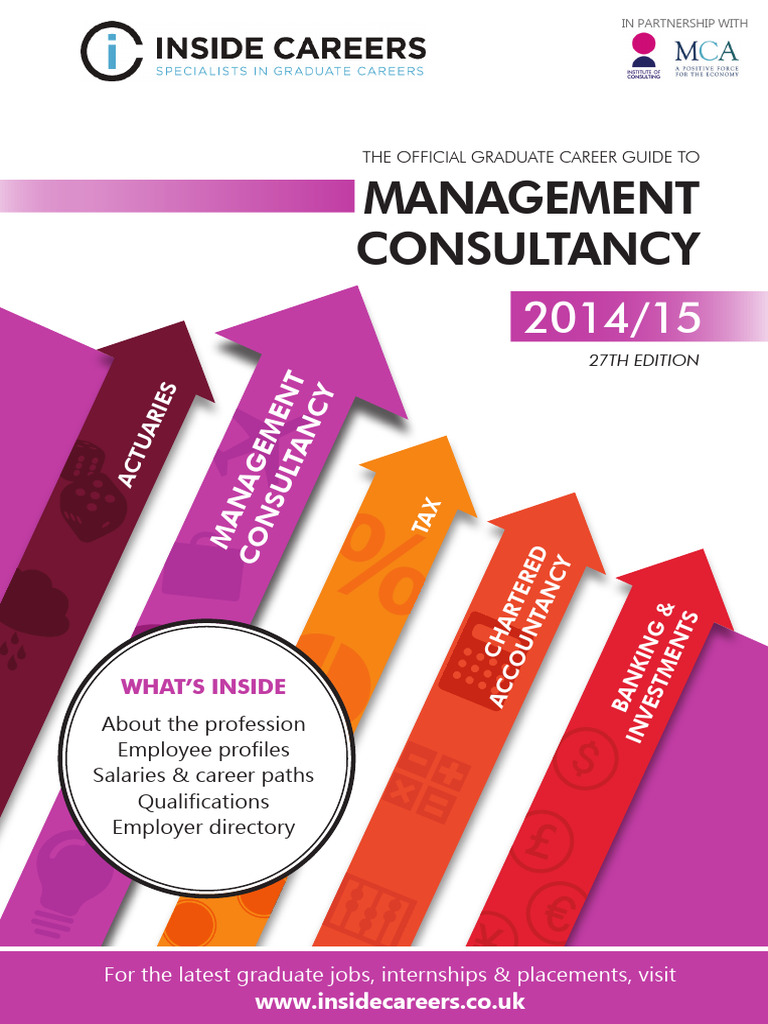 Inside Careers Guide To Management Consultancy 201415 | PDF | Consultant | Salary