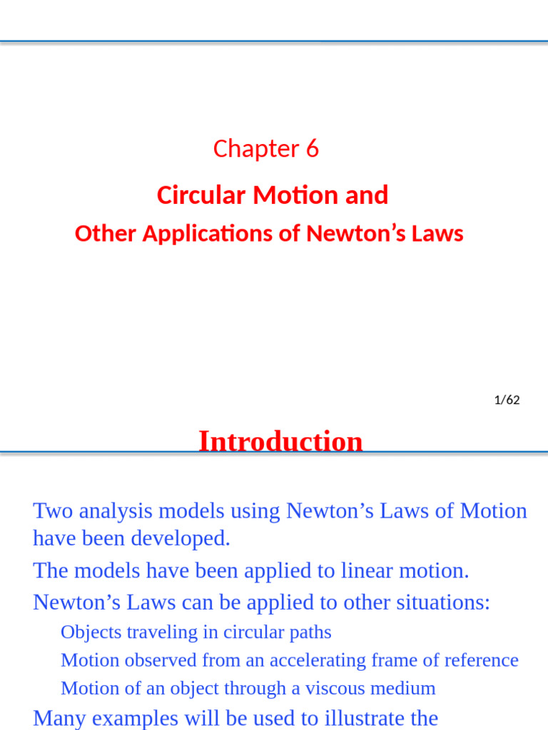 Chap6 HungE 2024 | PDF | Force | Acceleration