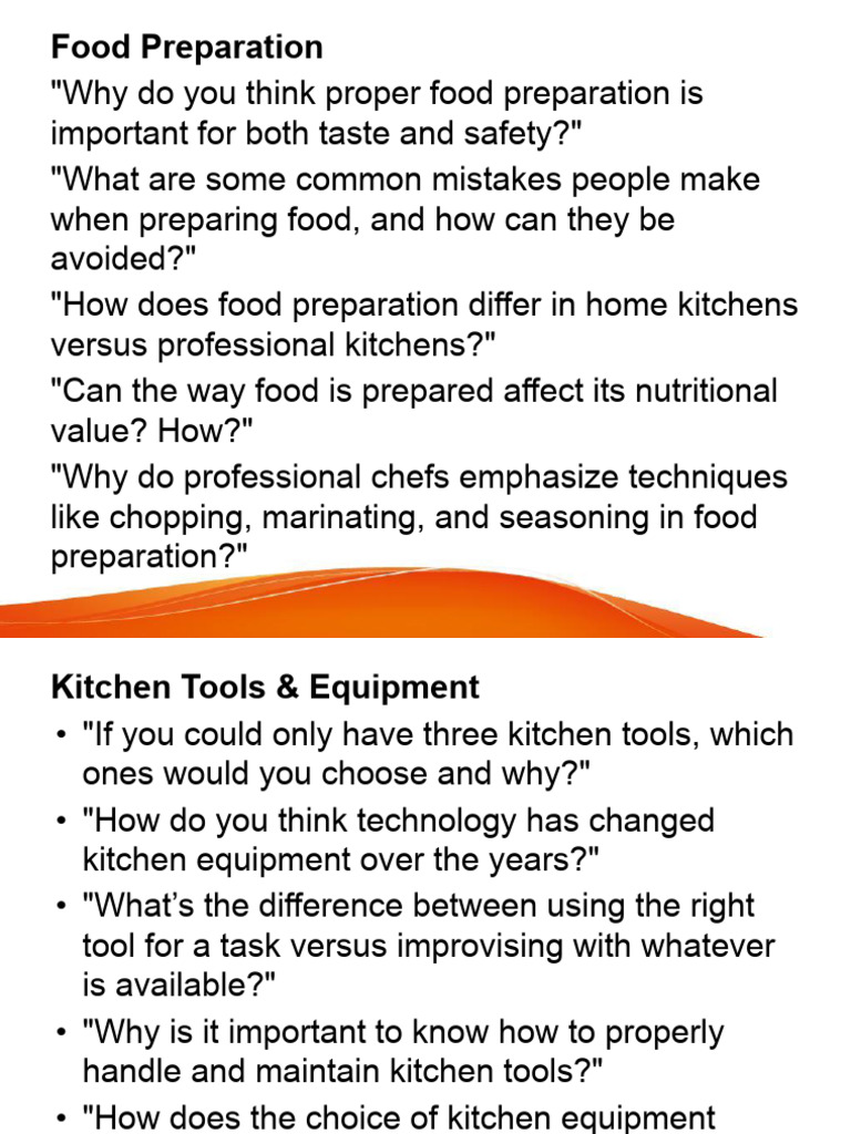 Essential Kitchen Tools & Food Safety | PDF | Cookware And Bakeware | Knife