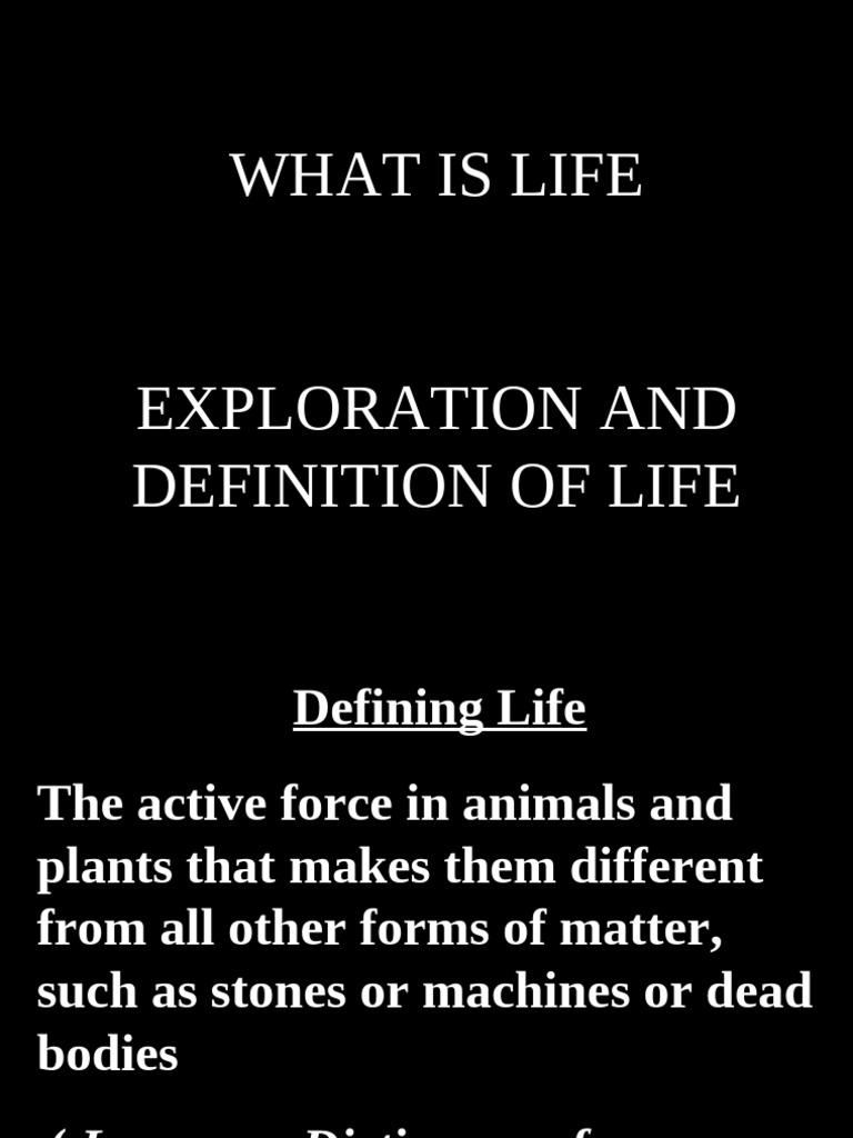 What Is Life | PDF