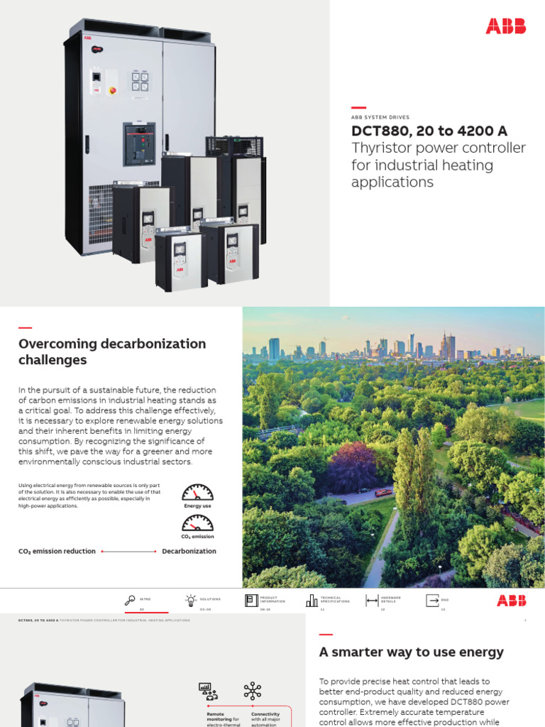 DCT880_e_brochure_9AKK108468A7325_RevA_EN_16_10_2023 | PDF | Automation ...