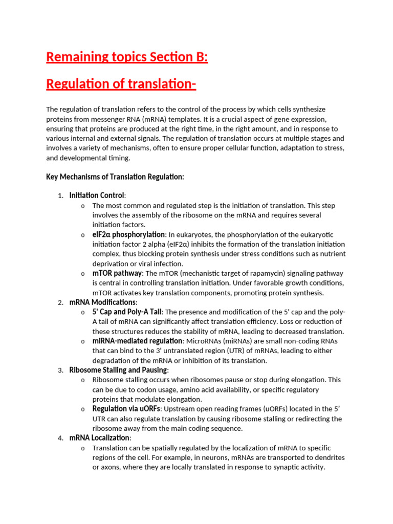 Remaining Topics Section B | PDF | Protein Targeting | Endoplasmic ...