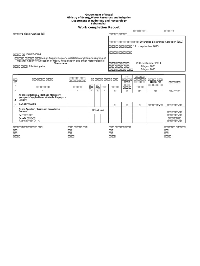 Palpa Radar Valuation First | PDF