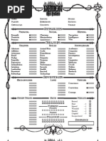 Mage The Awakening Character Sheet | PDF