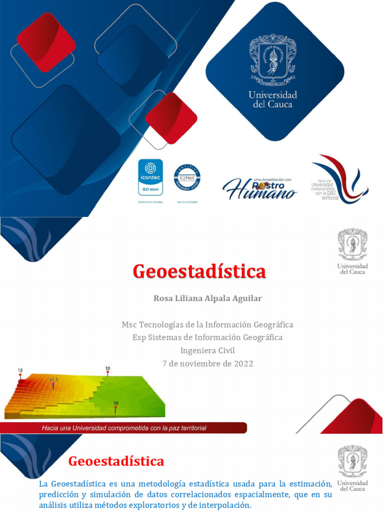 Geoestadística: Análisis y Aplicaciones | PDF | Análisis de regresión | Análisis estadístico