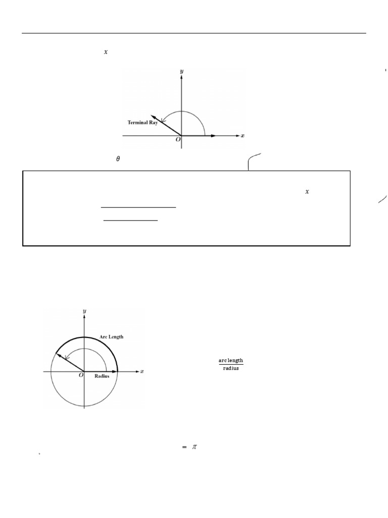 Radian Angle Measures Overview | PDF | Trigonometric Functions | Angle