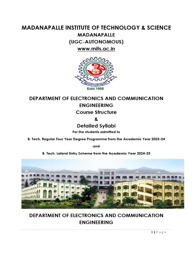 B.Tech ECE - R23 | PDF | Pointer (Computer Programming) | Matrix ...