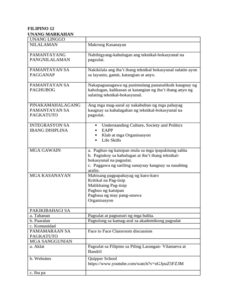 q1 Cmap - FPL (Tekbok) | PDF