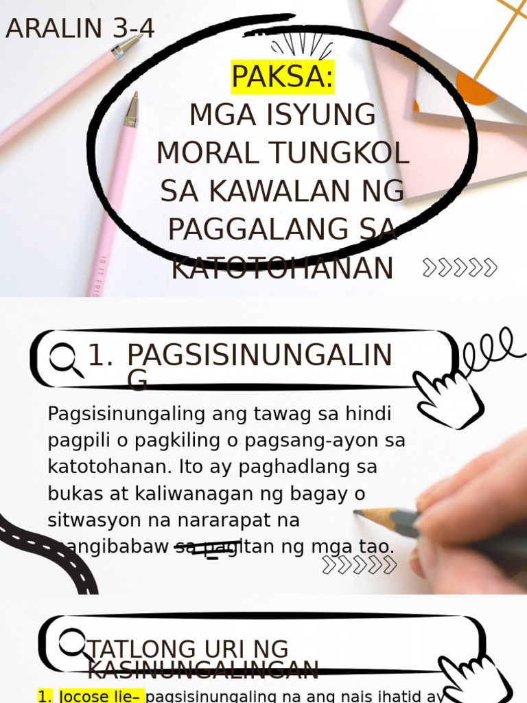 Q4 Aralin-3-4 Katotohanan | PDF