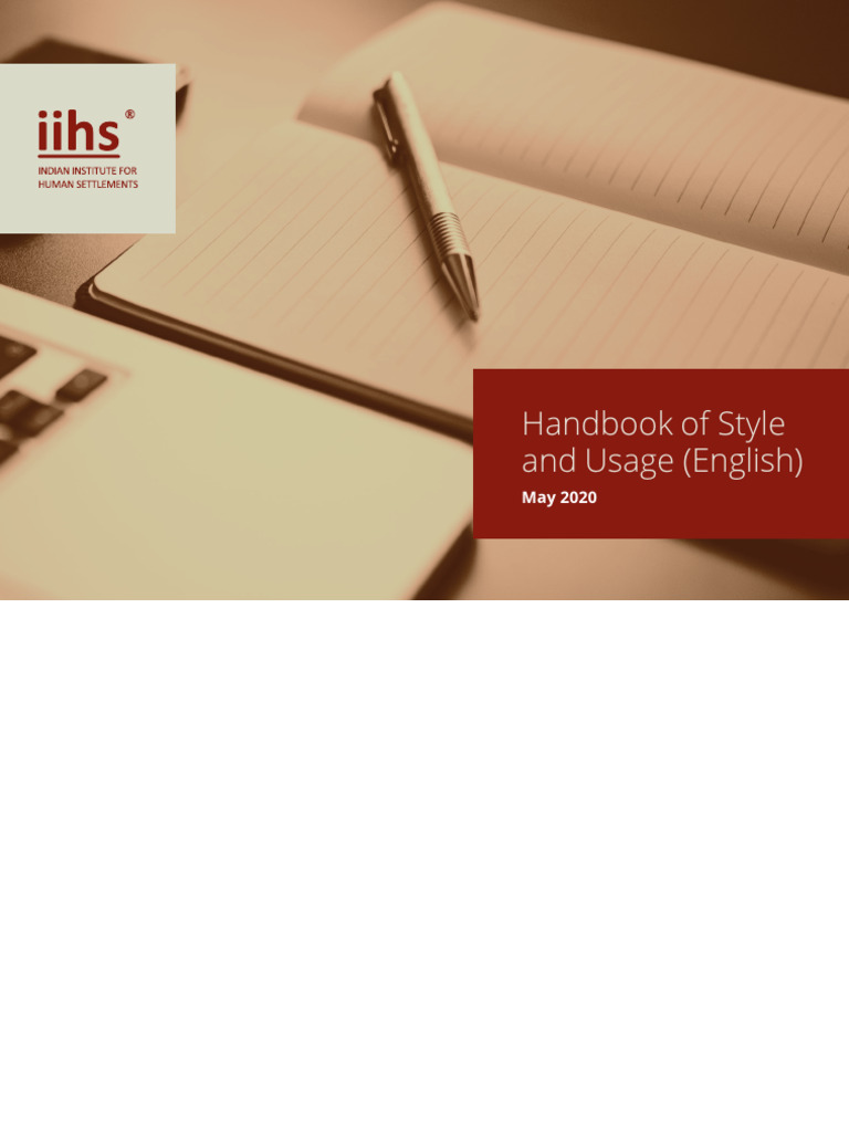 IIHS English Style Guide 2020 | PDF | Note (Typography) | Percentage