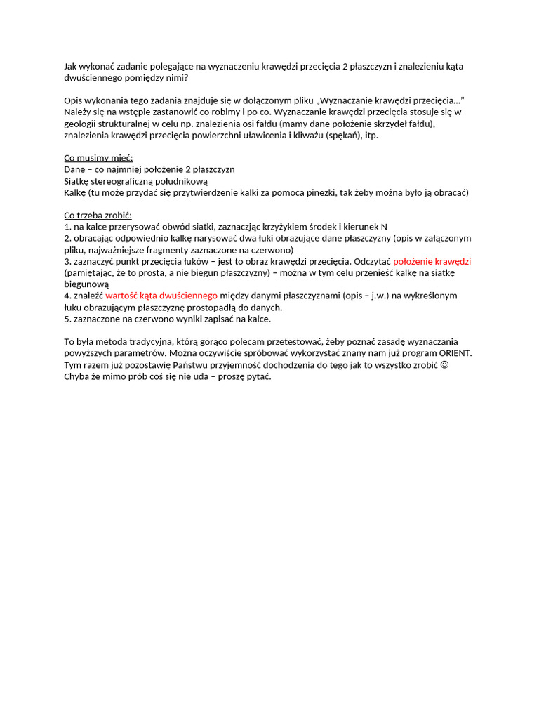 Jak Wykonać Diagram Stereograficzny | PDF