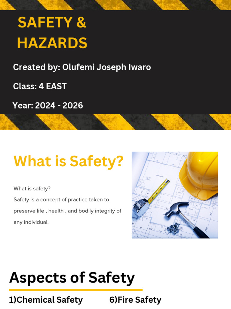 safety (1) | PDF | Hazards | Safety