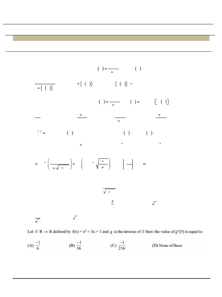 MPS-6 Mod | PDF | Mathematical Analysis | Mathematics
