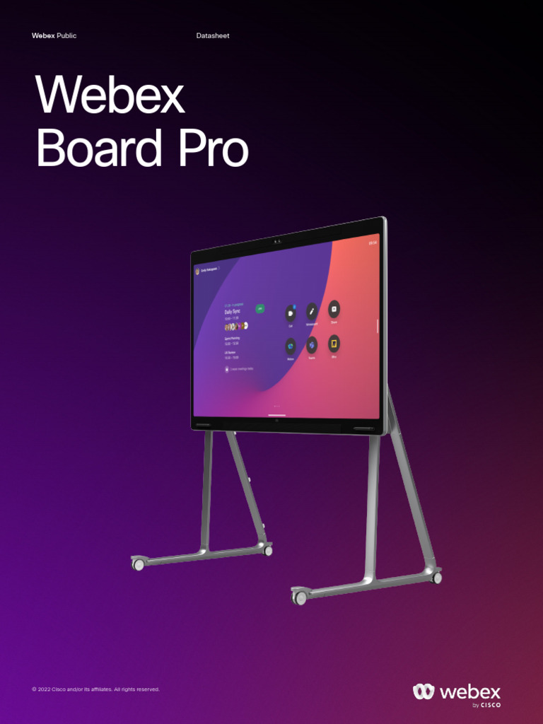 Webex Board Pro Ds | PDF | Ip Address | I Pv6