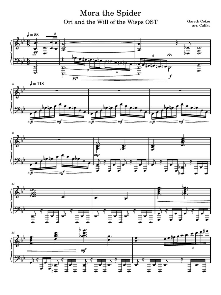 Mora The Spider - Ori and The Will of The Wisps OST | PDF | Video Game ...